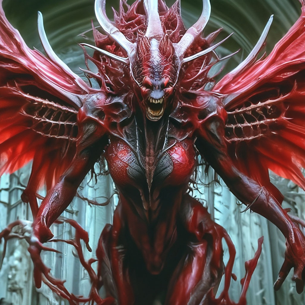 "Hyperrealism, mutant, empusa, creature, poison, horror, horror, high ...