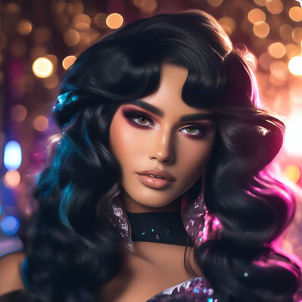 "Rosalia is Spanish.black eyes. sparkling skin, glitter. beautiful ...