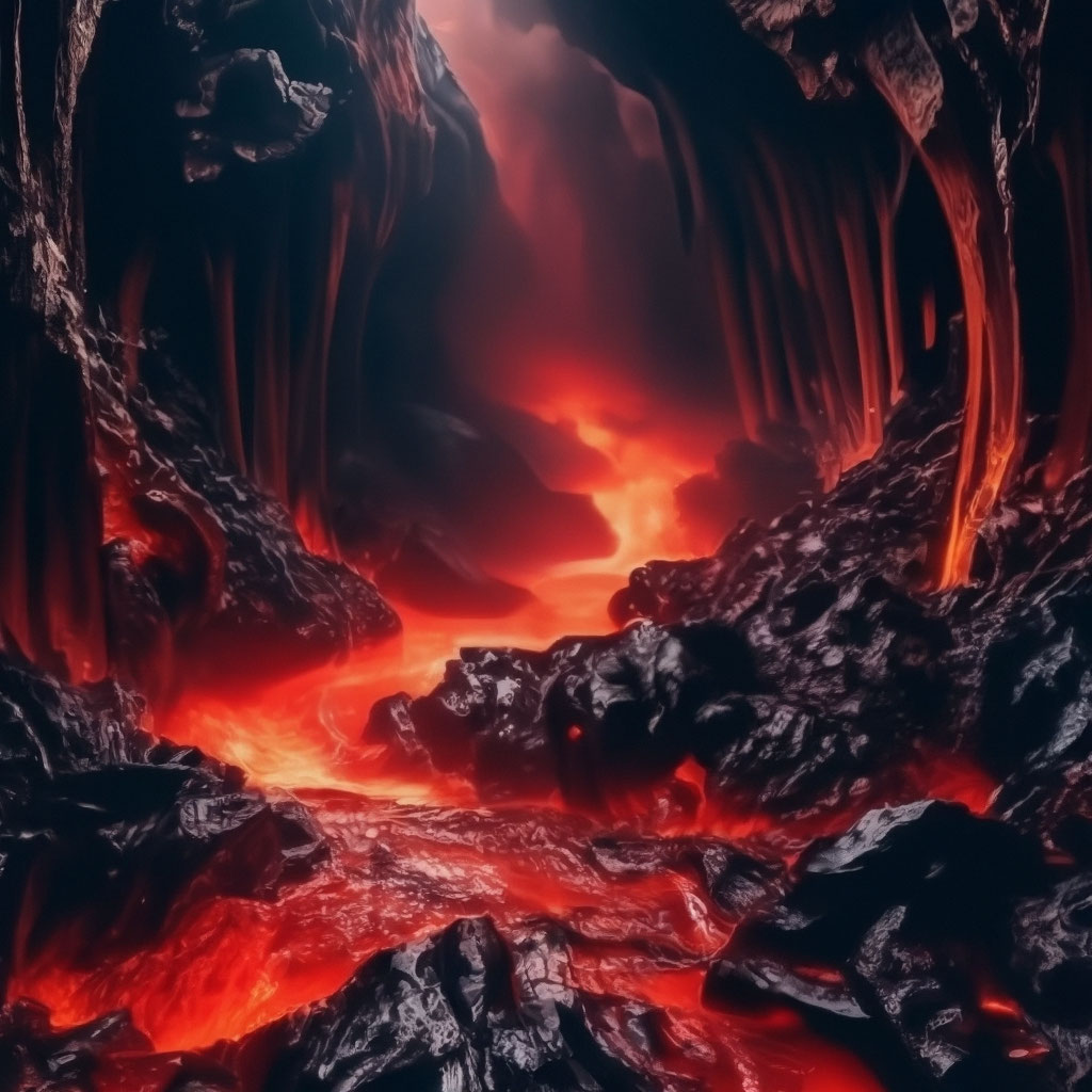 "Hell is a place underground where it's dark lava and scary" — image ...