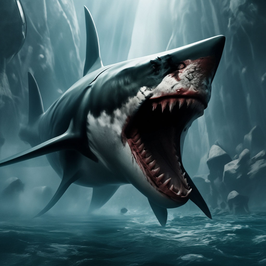 "MEGALADON" — image created in Shedevrum