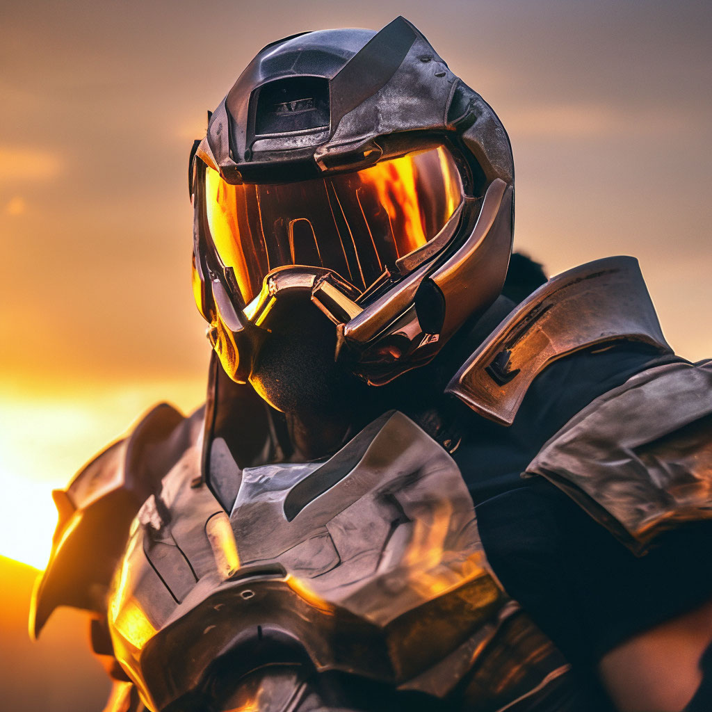 "Doom guy bodybuilder, realistic, 4k, professional photo, beautifully ...