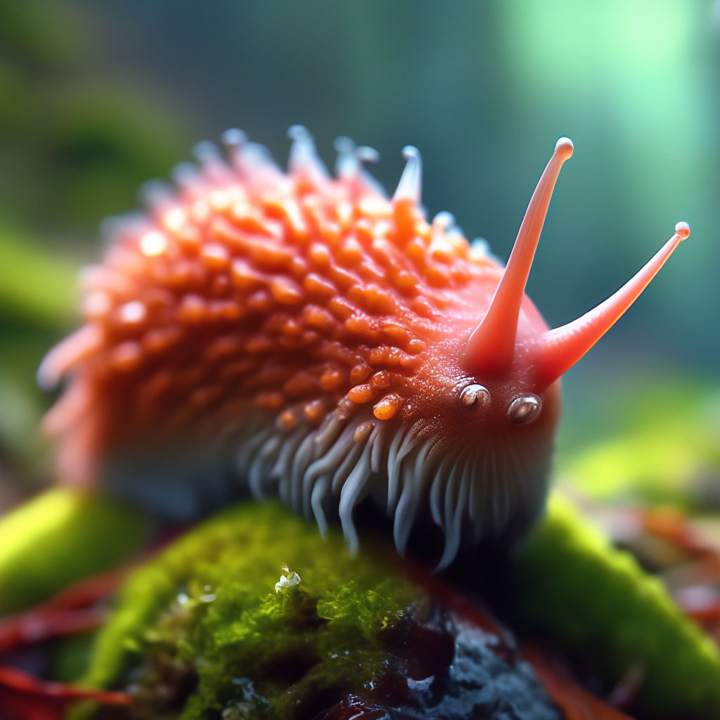 "Furry slug" — image created in Shedevrum