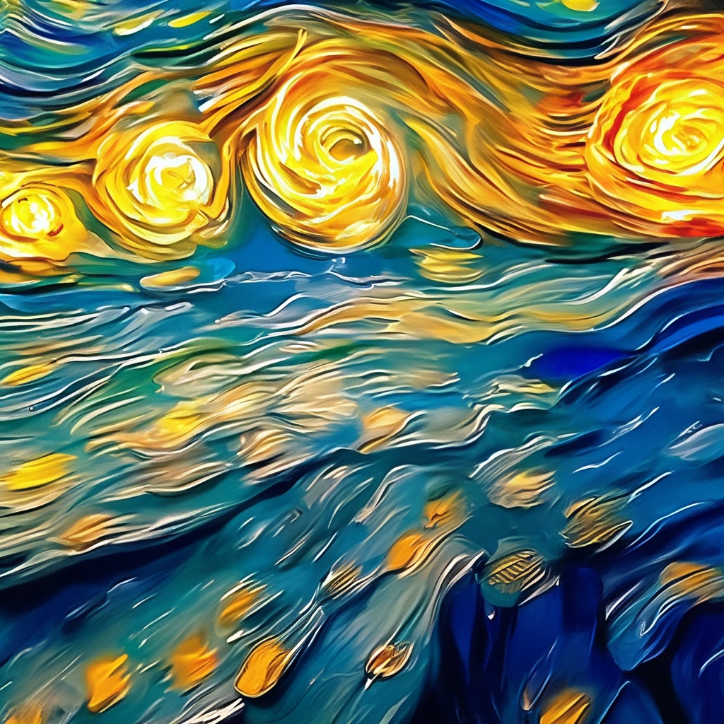 "Exclamation, cry of the soul, , in the style of van Gogh, 4k ...