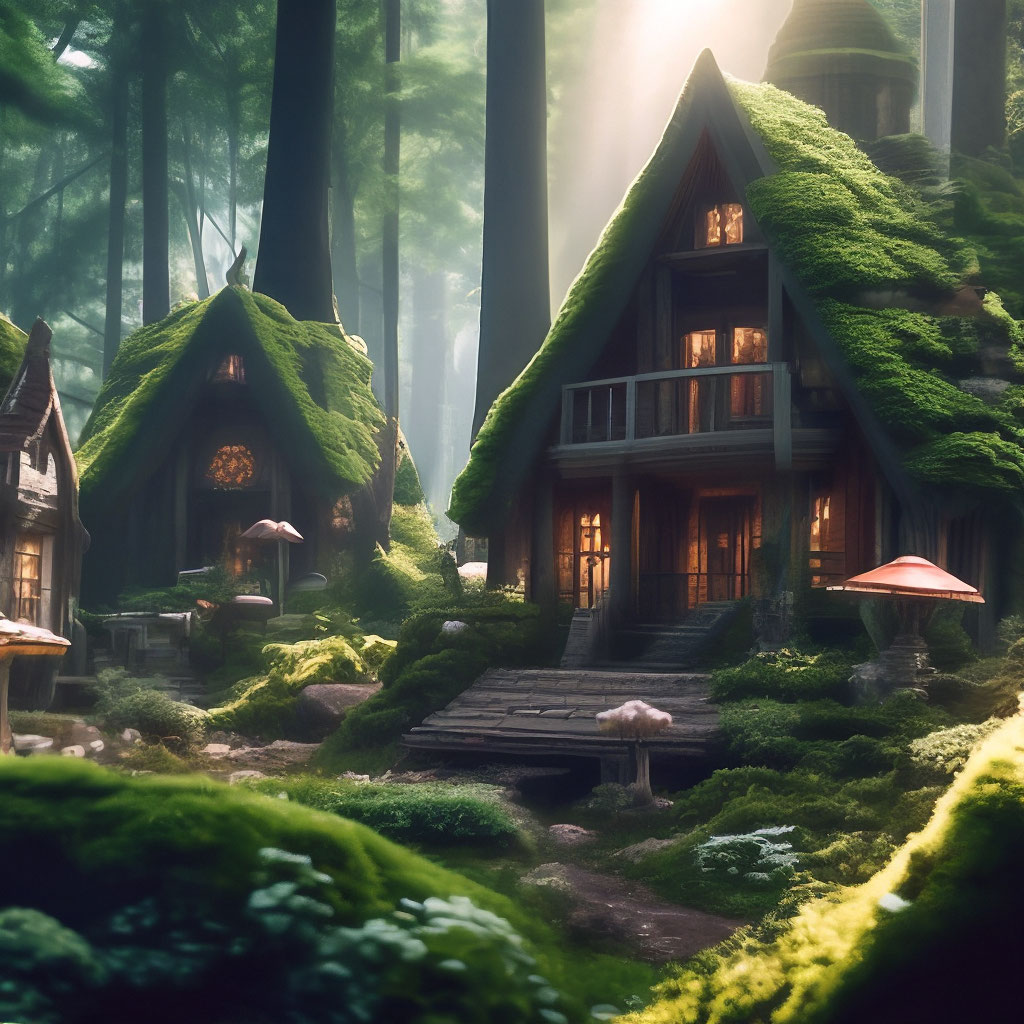 "Fabulous forest dwellers, aesthetically pleasing, beautiful, realistic ...