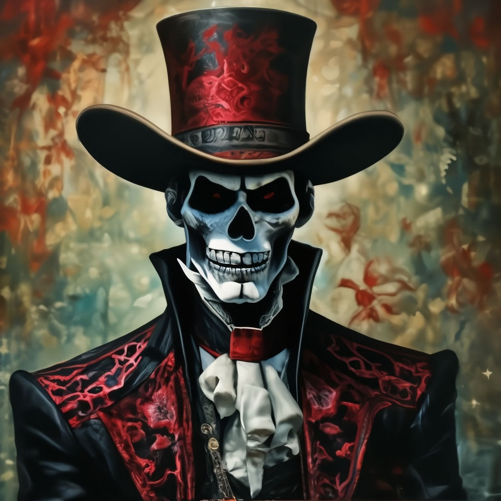 "Baron Saturday" — image created in Shedevrum