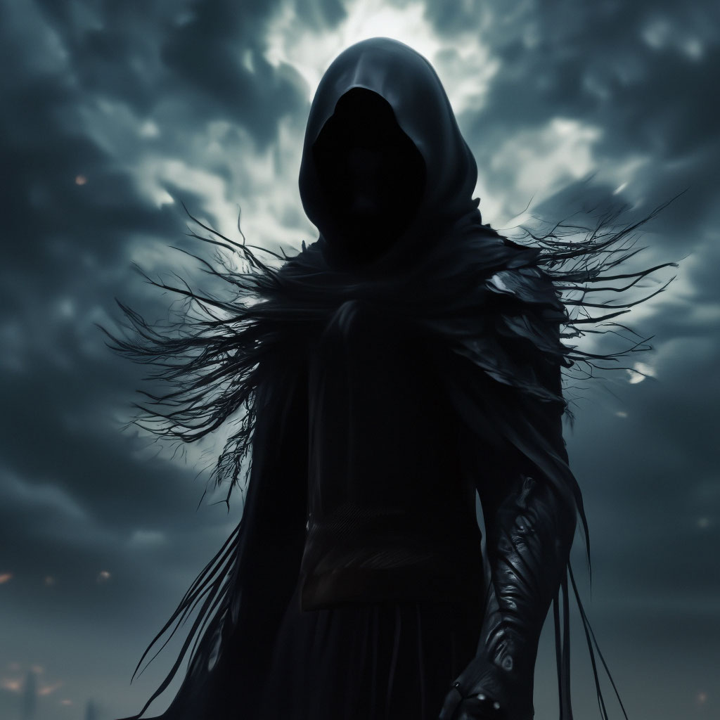 "Shadow is my soul, Follow me blindly, Death will purify us, Let me go ...