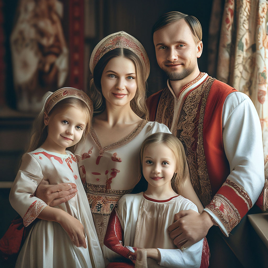 "Traditional family values in Russia, aesthetically pleasing, beautiful ...