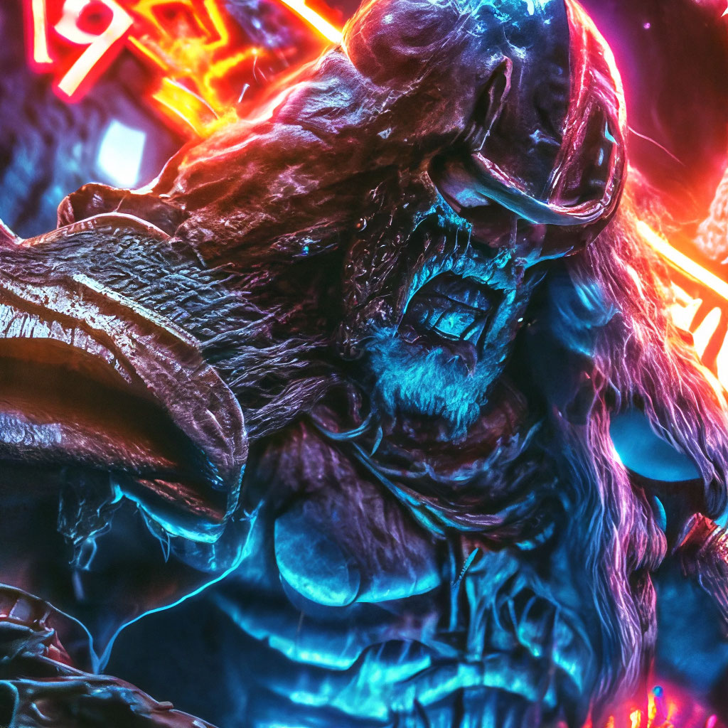 "Ragnarok hdr picture darkness, darkness, horror, horror, airbrushing ...
