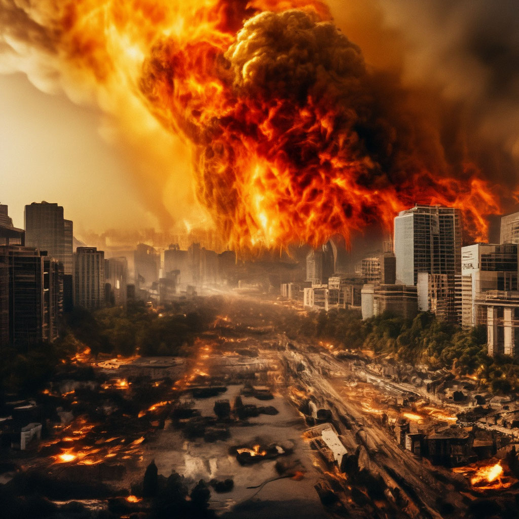 "When the world shudders for the last time.apocalypse.armageddon.a wave ...