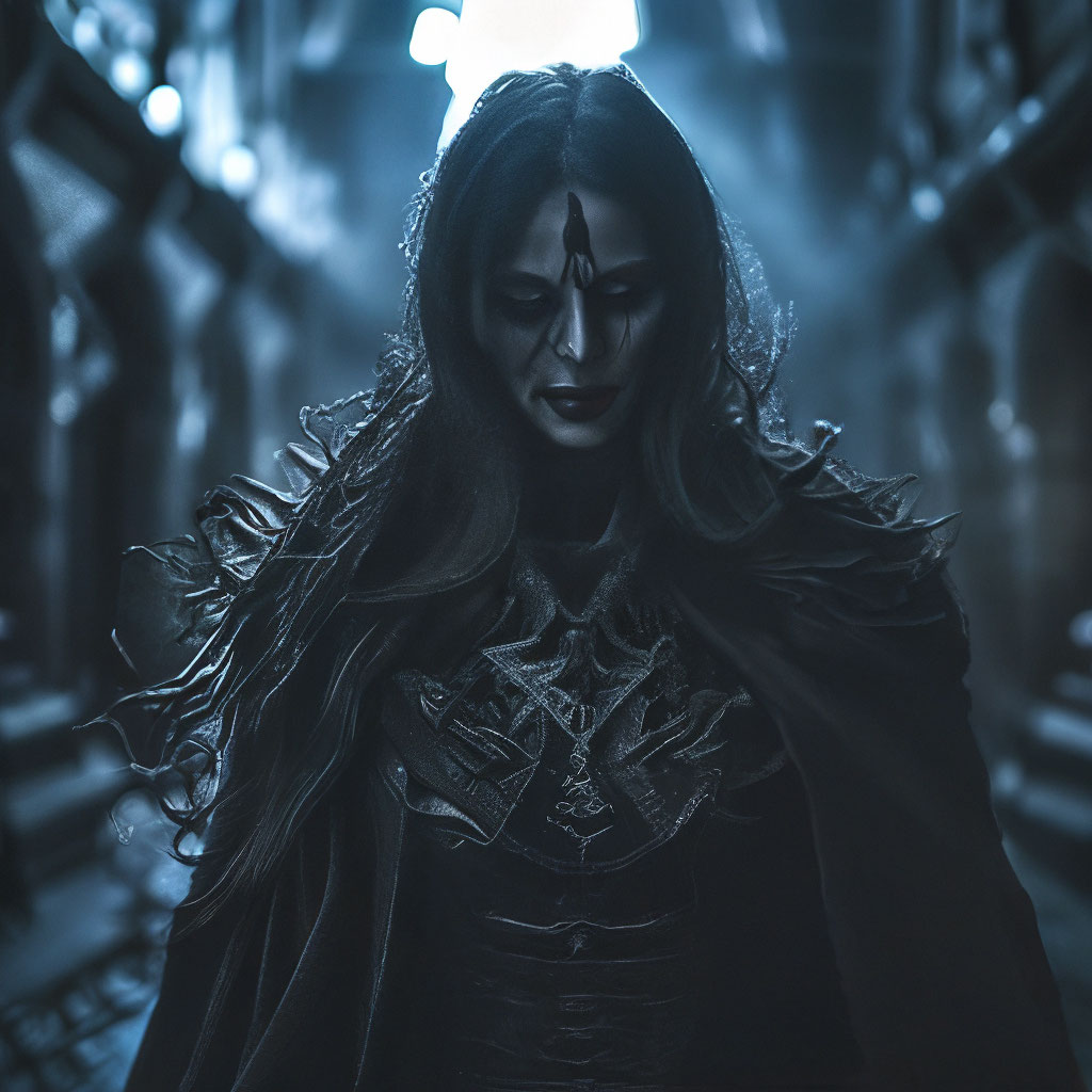"High quality, photorealism, scary, dark, darkness, gloom, horror, dark ...