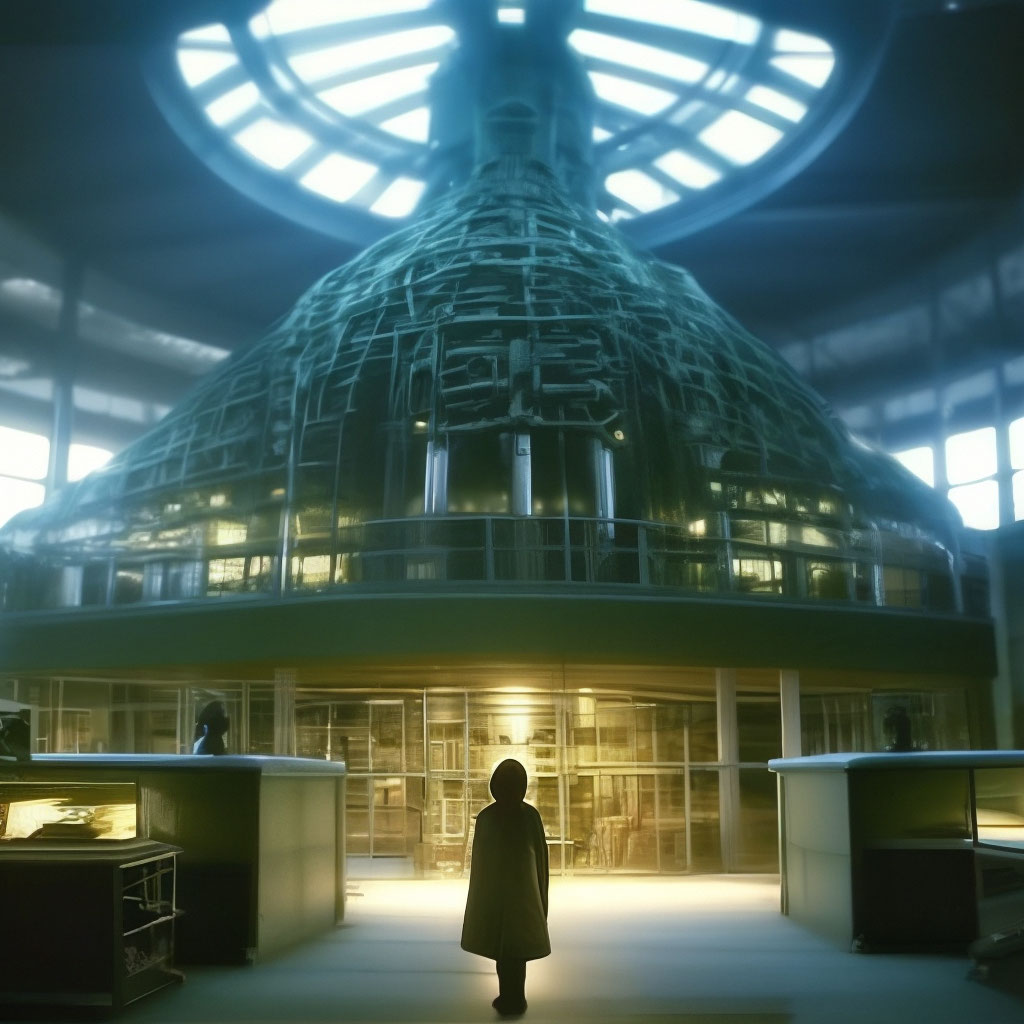 "The FoK-6 building, a secret laboratory in which scientists were ...