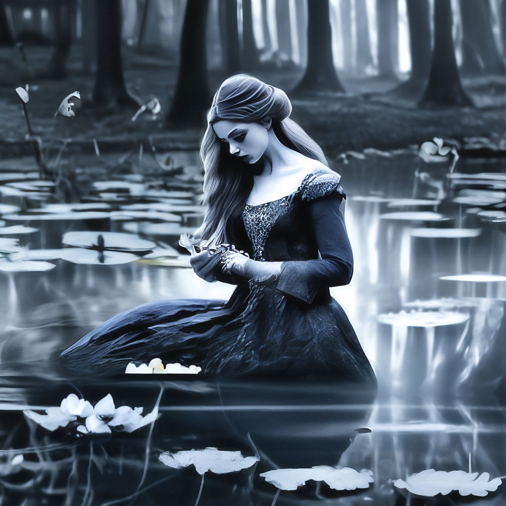 "The princess got lost in a terrible enchanted forest and went to the ...