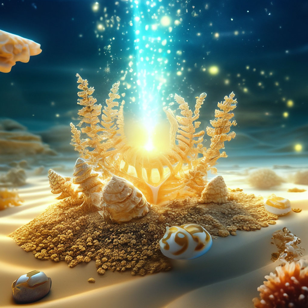 "Sands of time,ectoplasm,portal under water, funnel,sparks,stardust ...