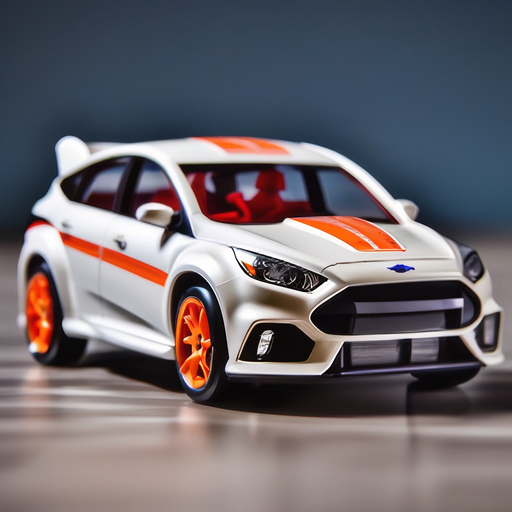 "Ford focus toy car" — image created in Shedevrum