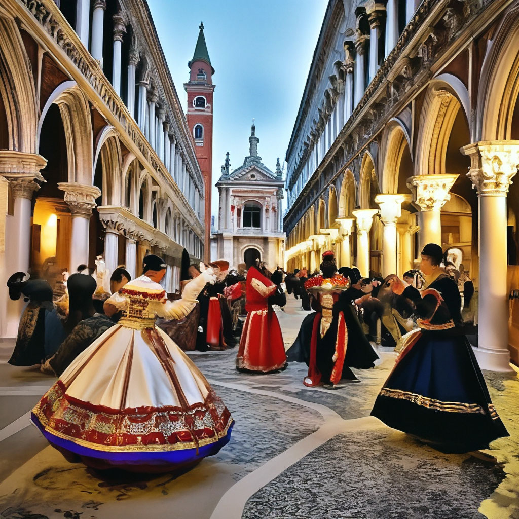 "Venice UNESCO cultural heritage, examples of architecture of the XIV ...