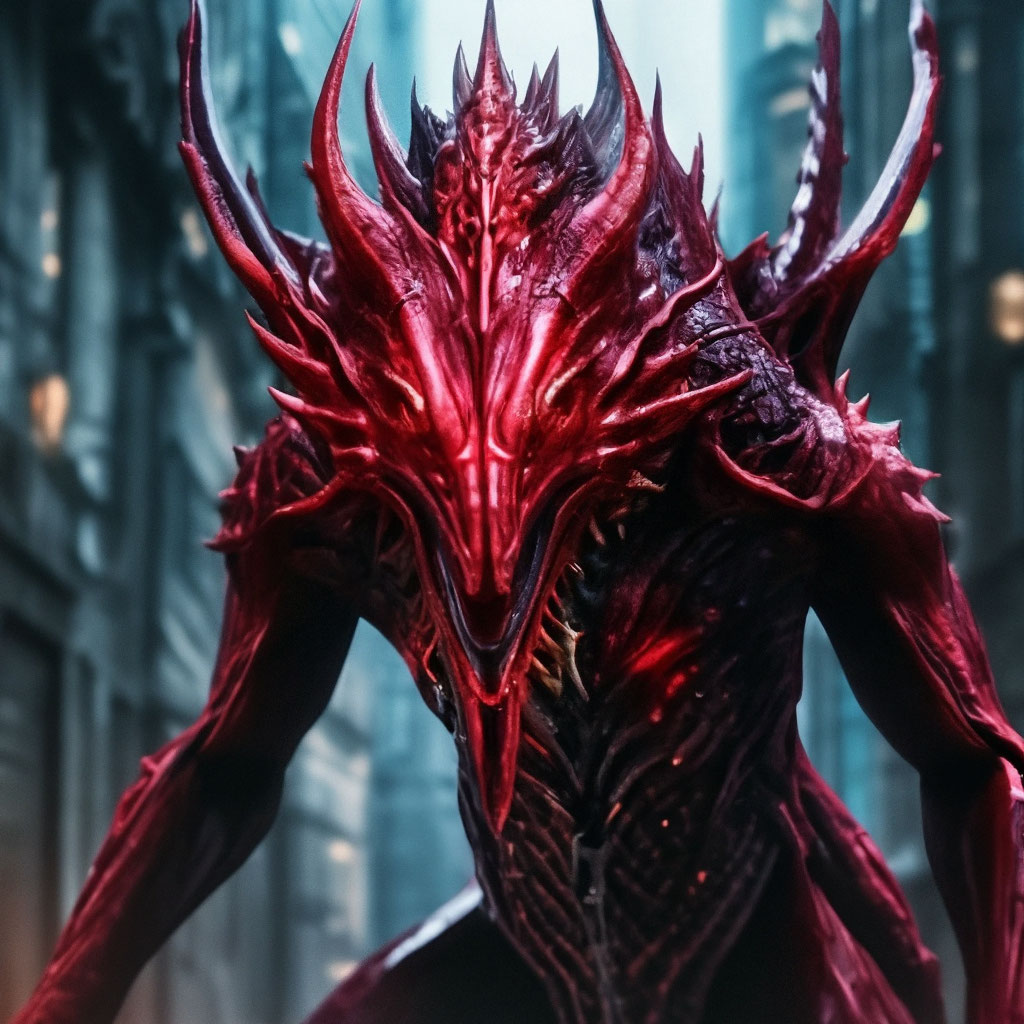 "The red dragon eats up its former narrow-minded owners in the form of ...