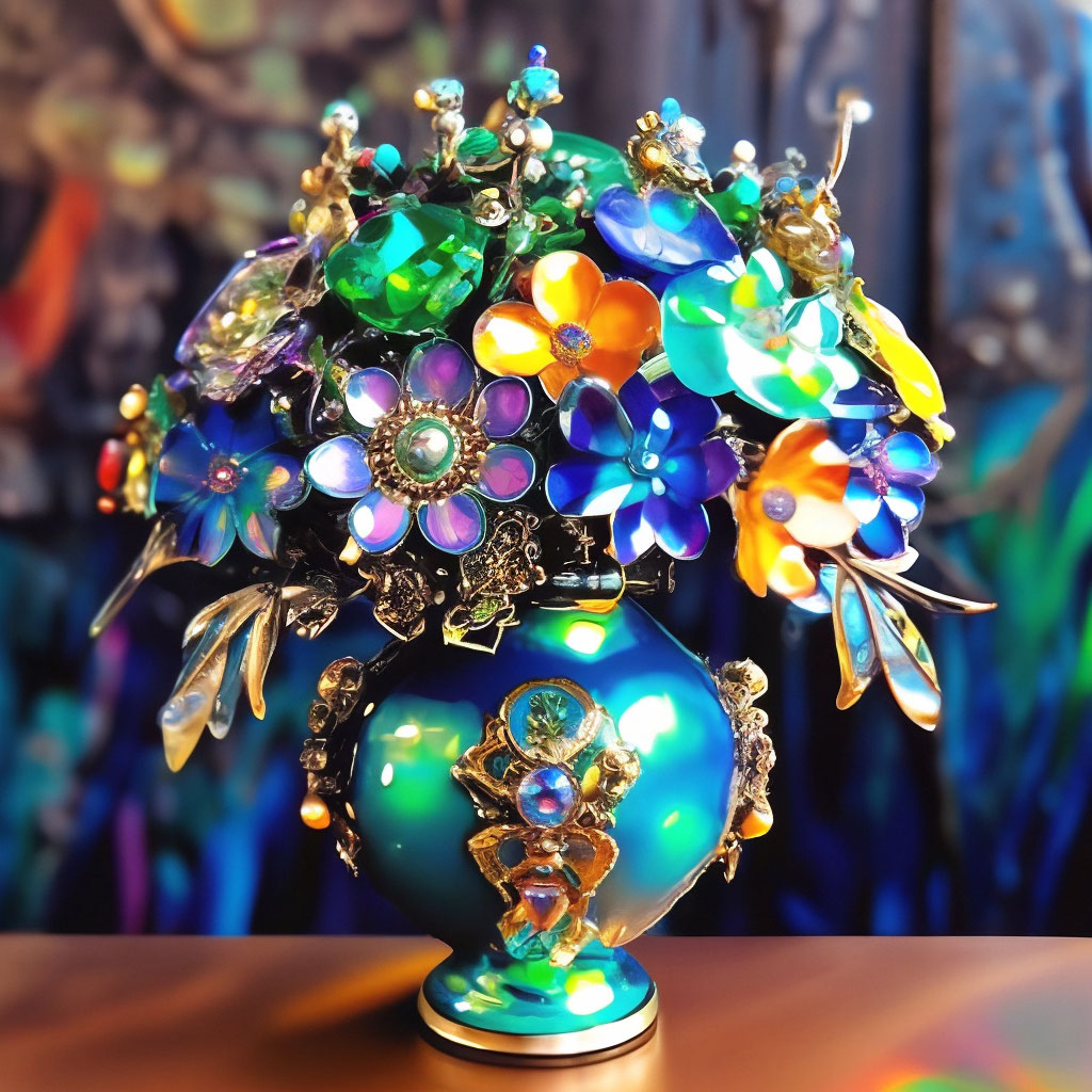 "#Flashmobrina bouquet of flowers of all colors of the rainbow, made of ...
