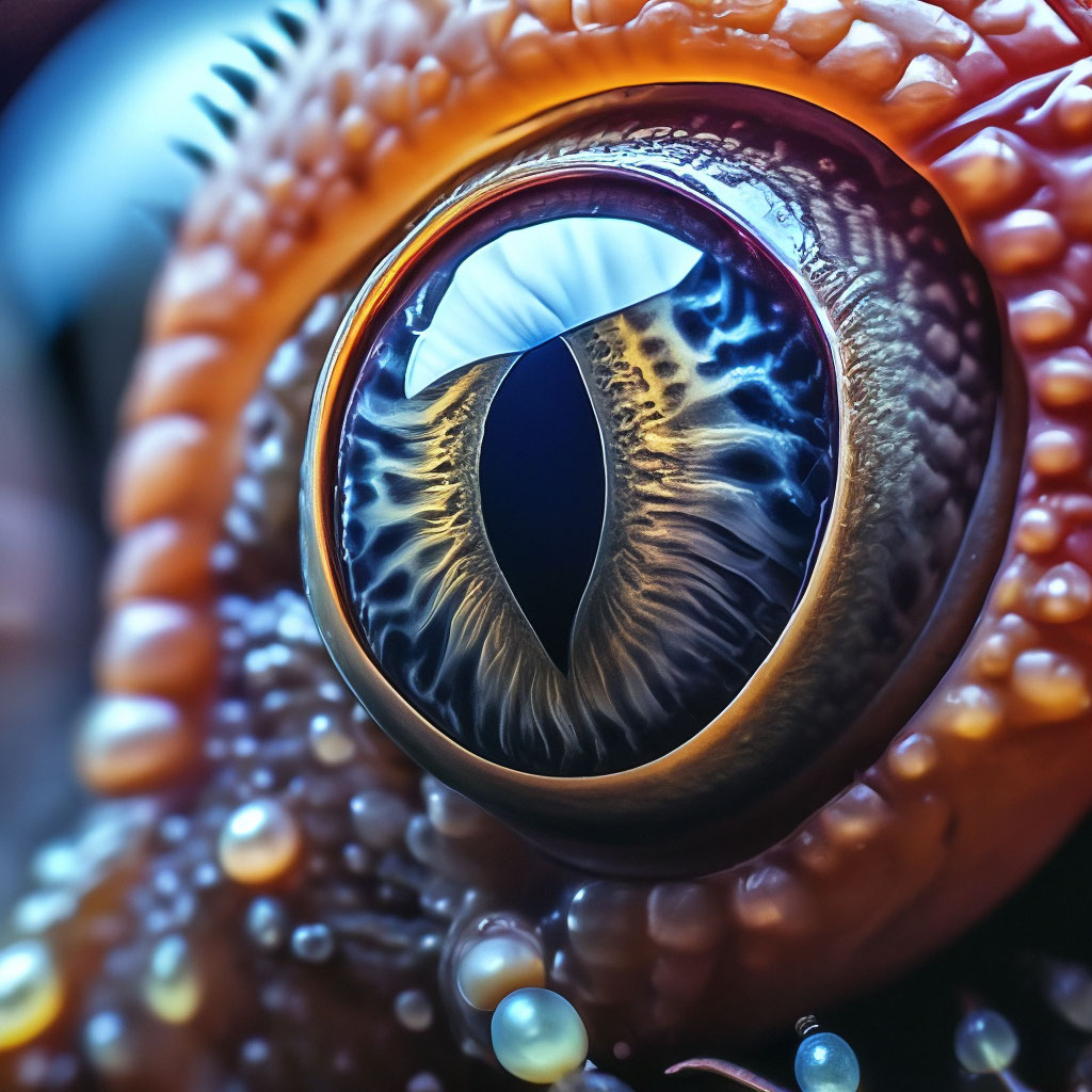"Fantastic creatures symbiosis macro photography alien many eyes photo ...