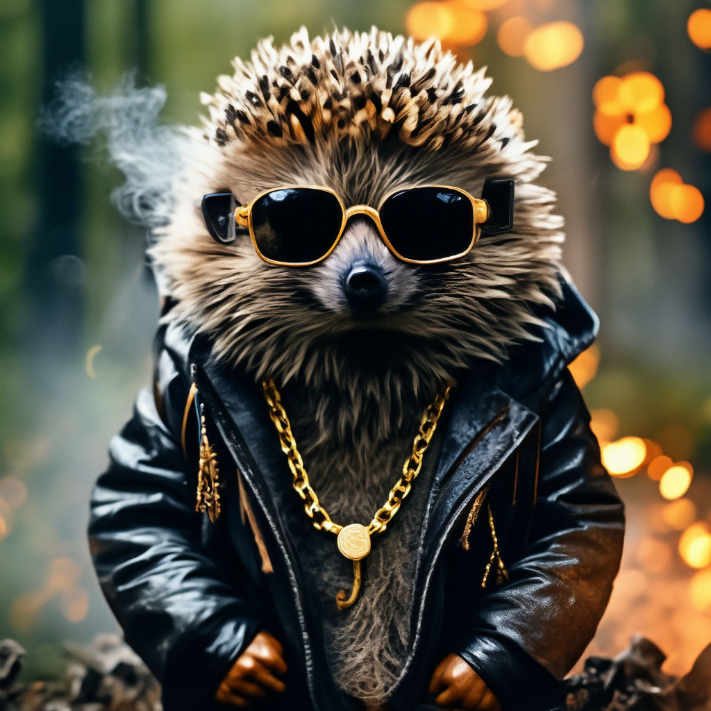"Hedgehog in the fog...... 🤗 everything is in smoke, a hedgehog in cool ...
