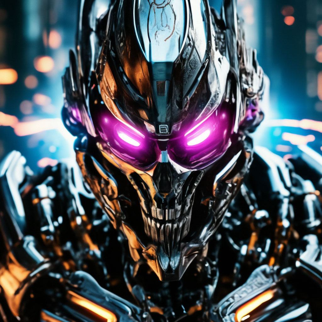 "Biomechanical hydraulic kinetic iridium toothy zombie megatron-cyborg ...