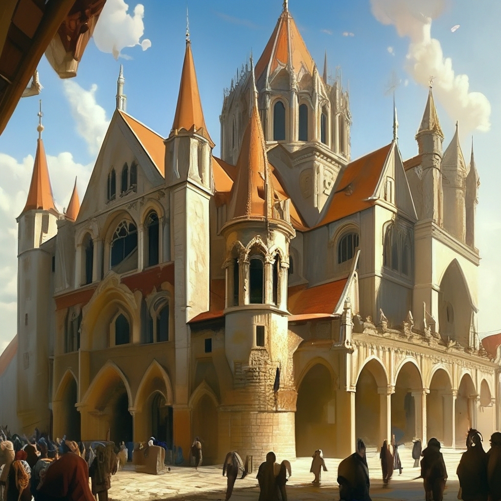 "Architecture of the 15th century" — image created in Shedevrum