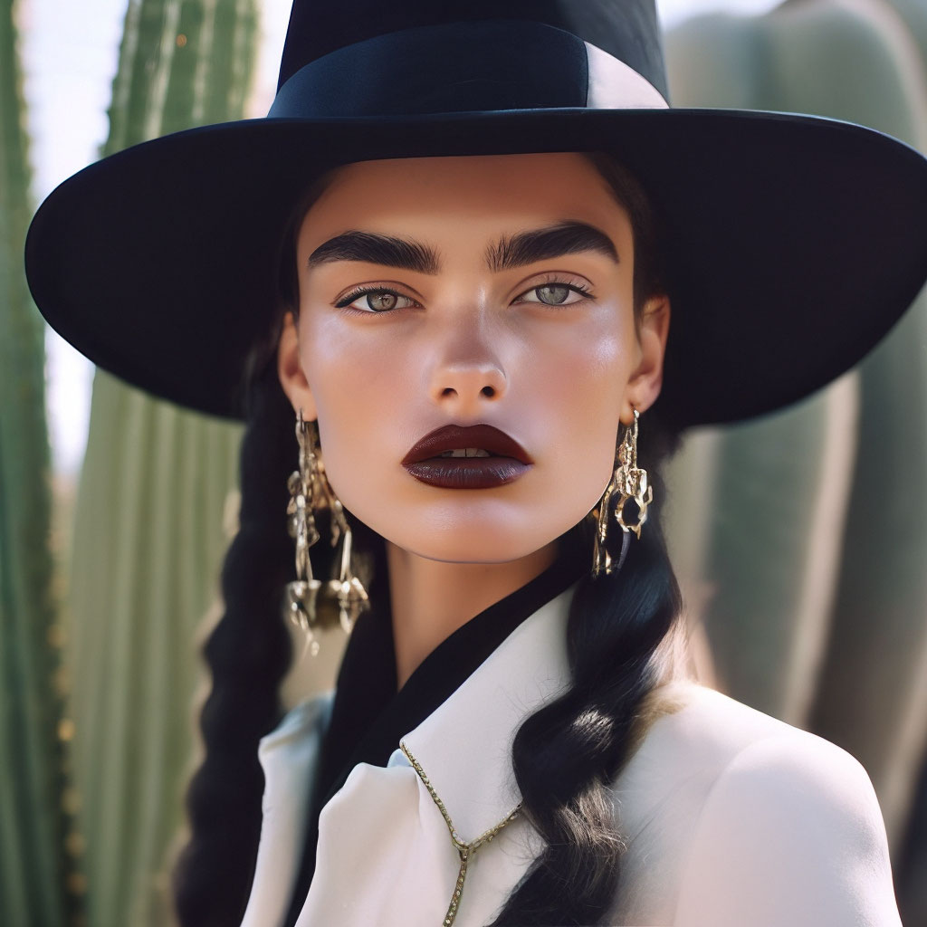 "I-d magazine Gaucho aesthetics a model of the 90s with makeup. full ...