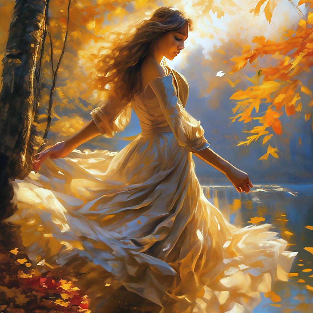 "Autumn waltz, beautiful, soulful, sun, filigree, the finest drawing ...