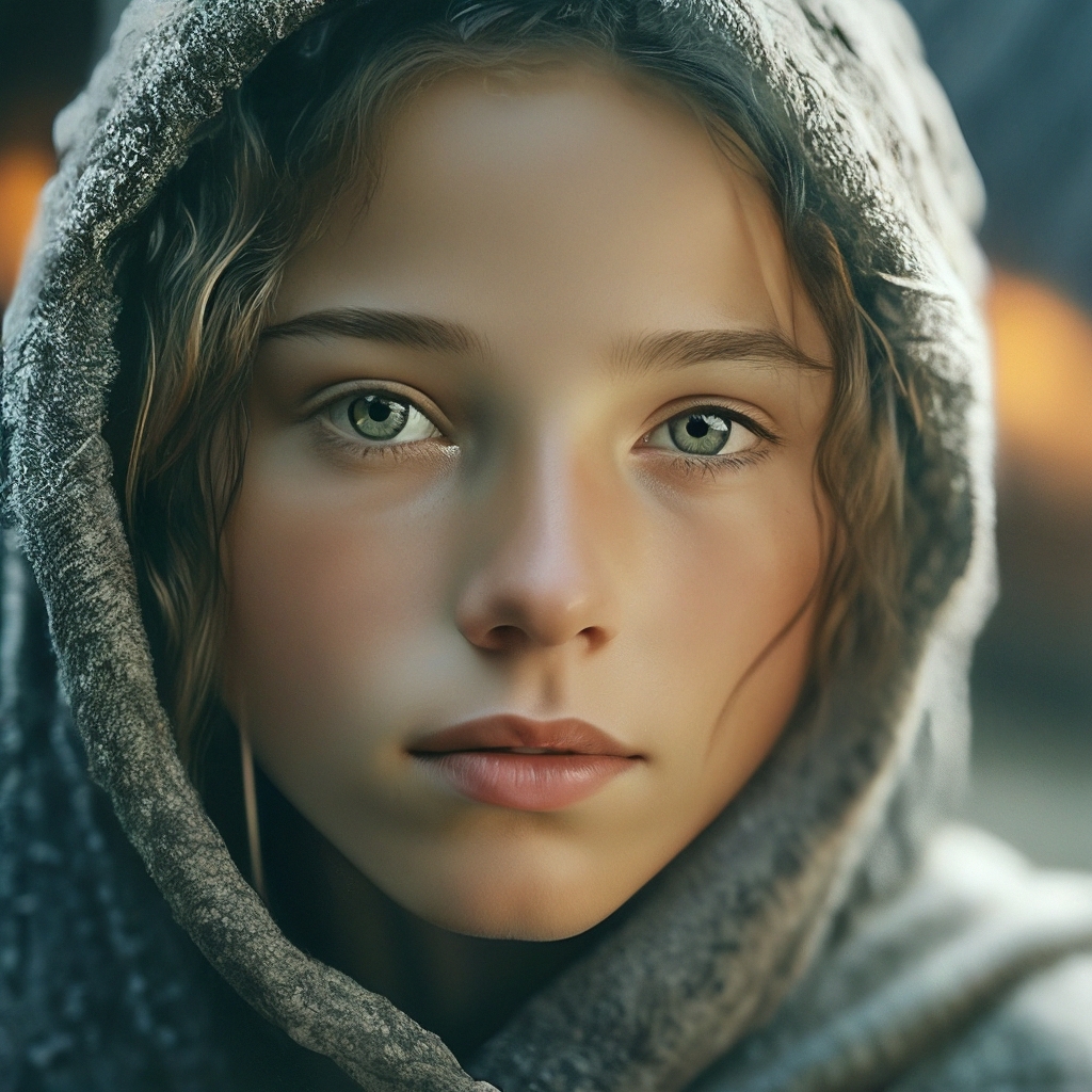 "Cute, shy, beautiful, photo realism, hyperrealism, cinematic ...