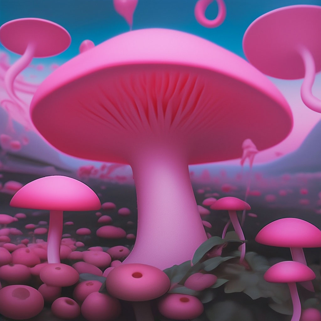"Pink shailushai" — image created in Shedevrum