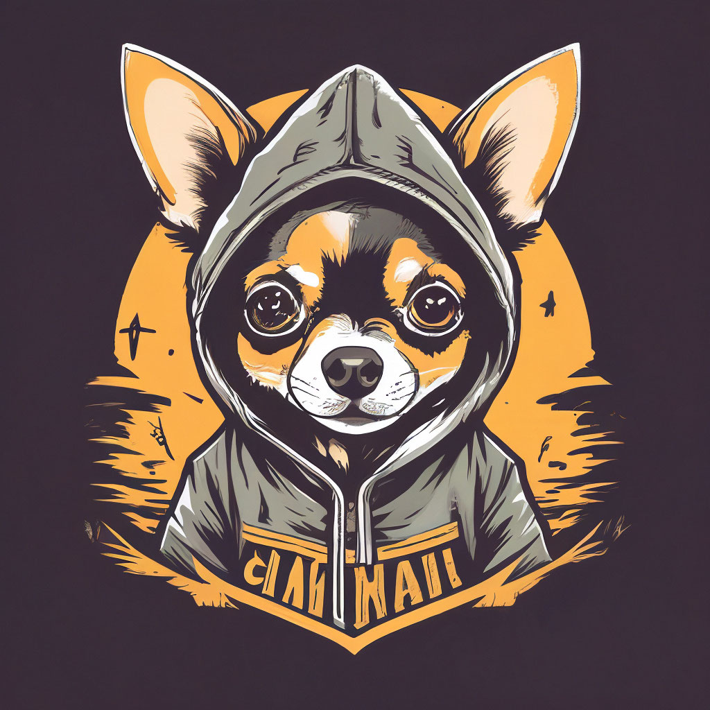 "Logo of the Brand of clothing for animals with chihuahua" — image ...