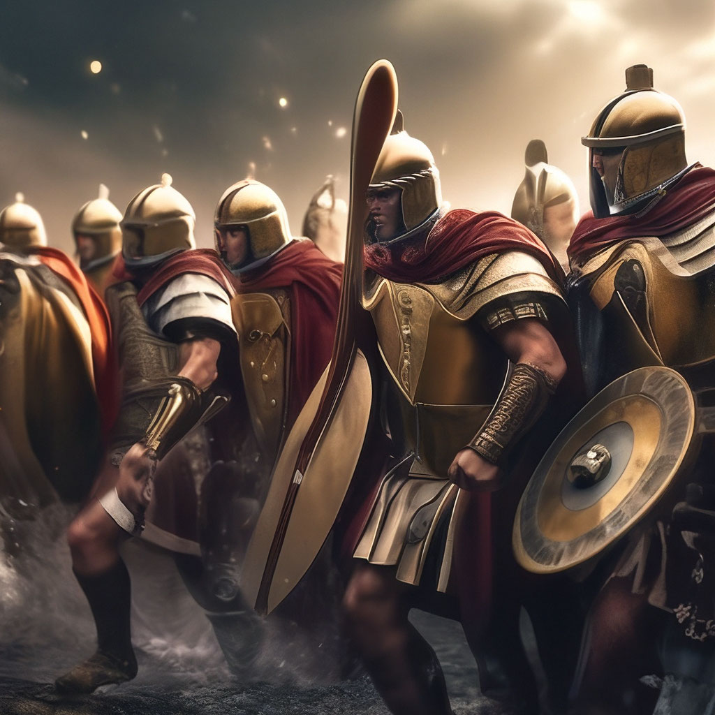 "Roman cohorts going to battle, against nations keeping secrets Secrets ...