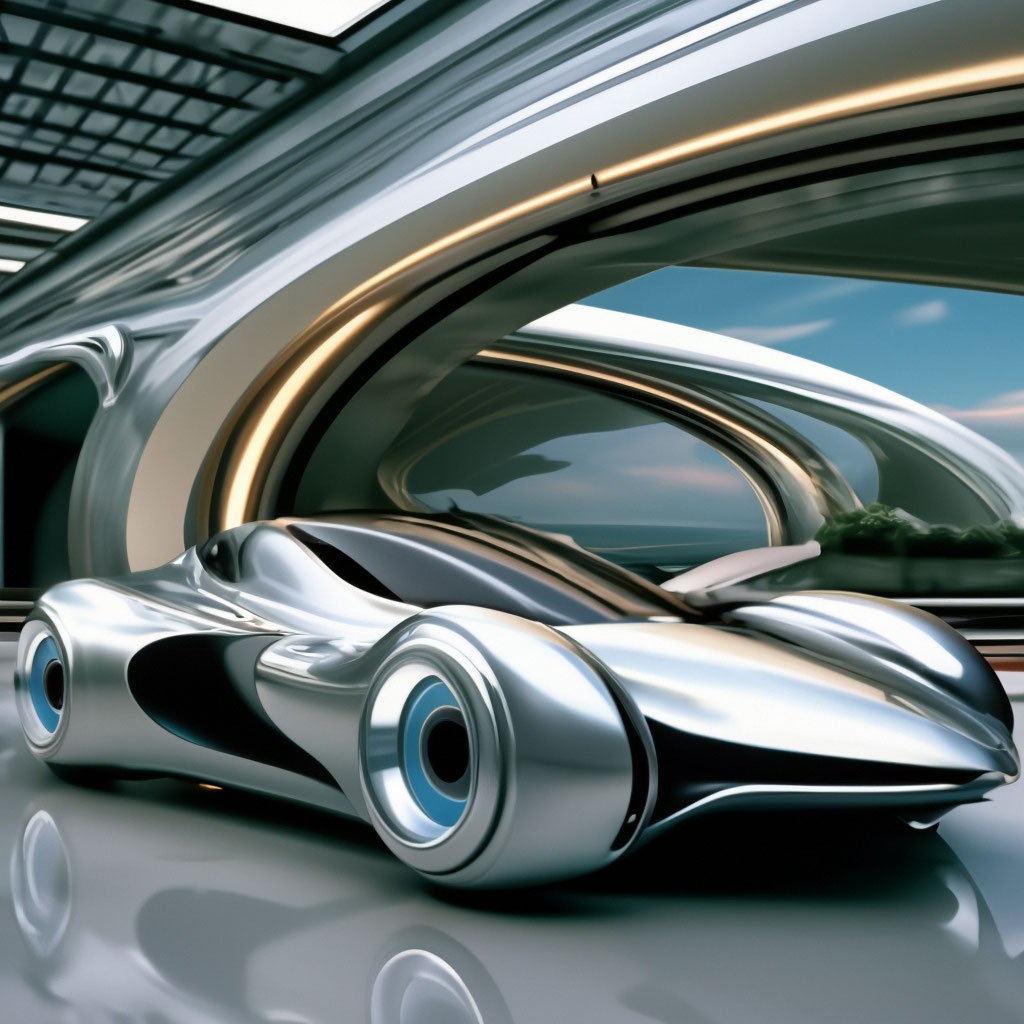 "2000s futurism, futuristic aero" — image created in Shedevrum