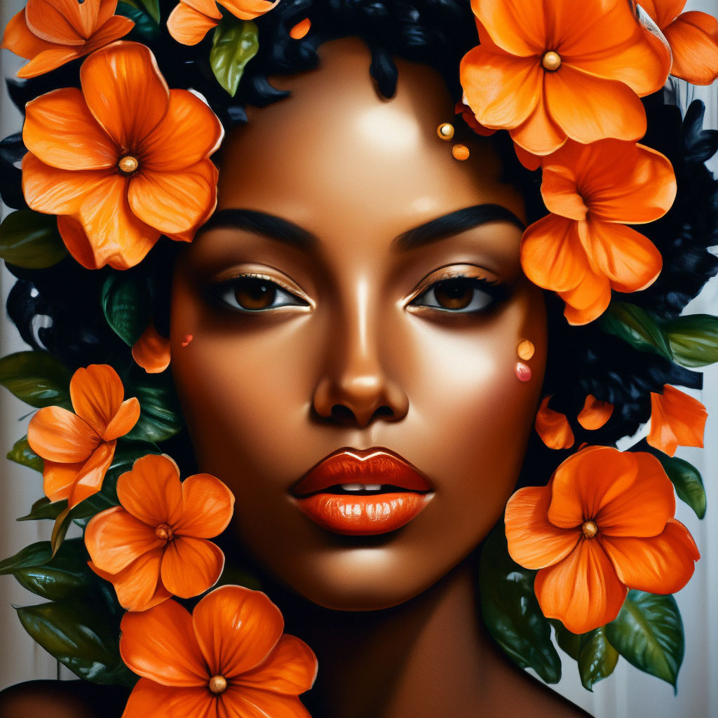 "Mulatto, digital painting, detailed drawing, cubism, shining lumen ...