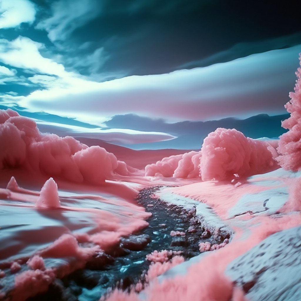 "Infrared photography of a ghostly landscape by Norm-an Ackr-oyd ...