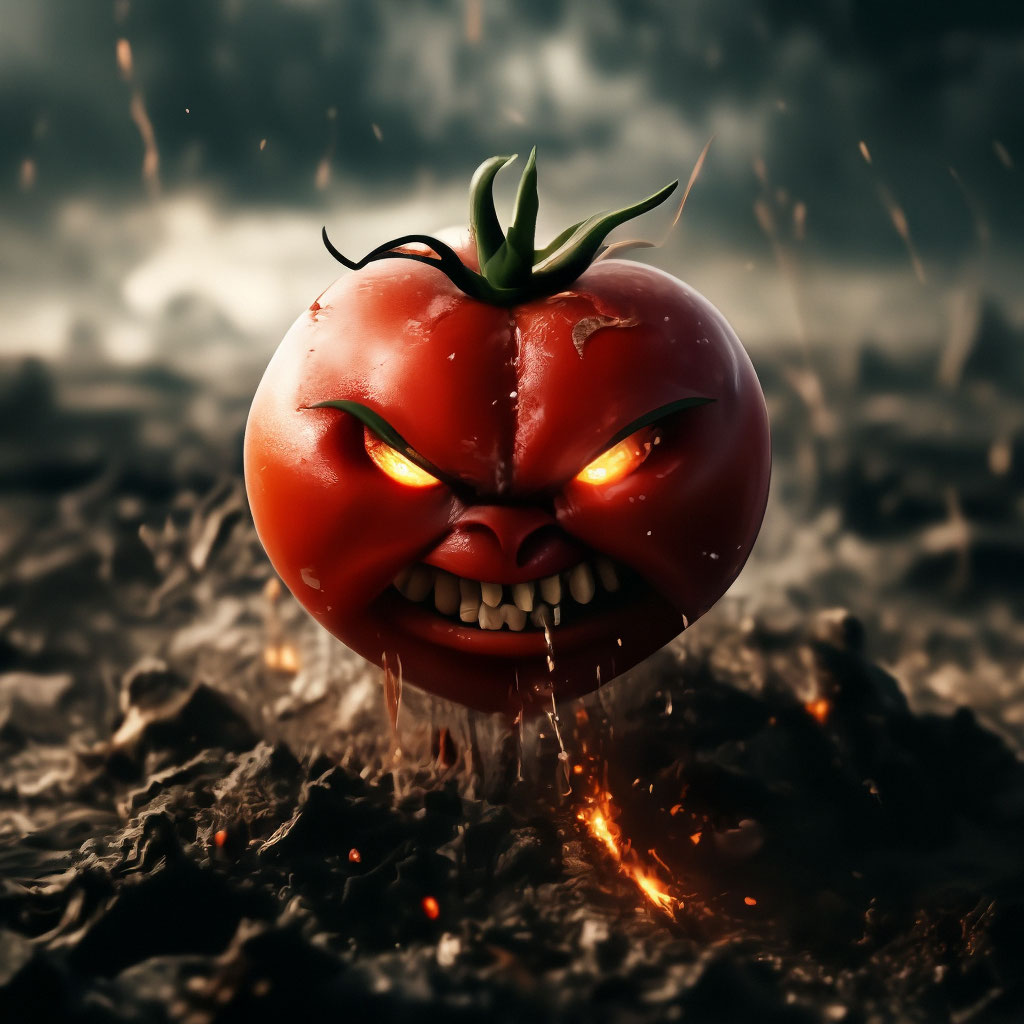 "Such an evil tomato that his anger caused a storm in the entire ...