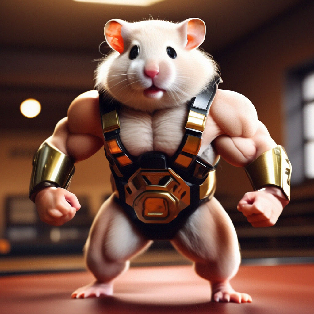"The strongest hamster that makes sigma 💪🐹" — image created in Shedevrum