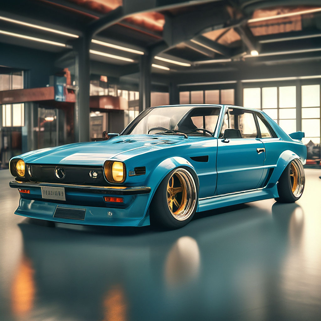 "Car, retro, large-format photo, studio photo, jdm style, ultra-quality ...