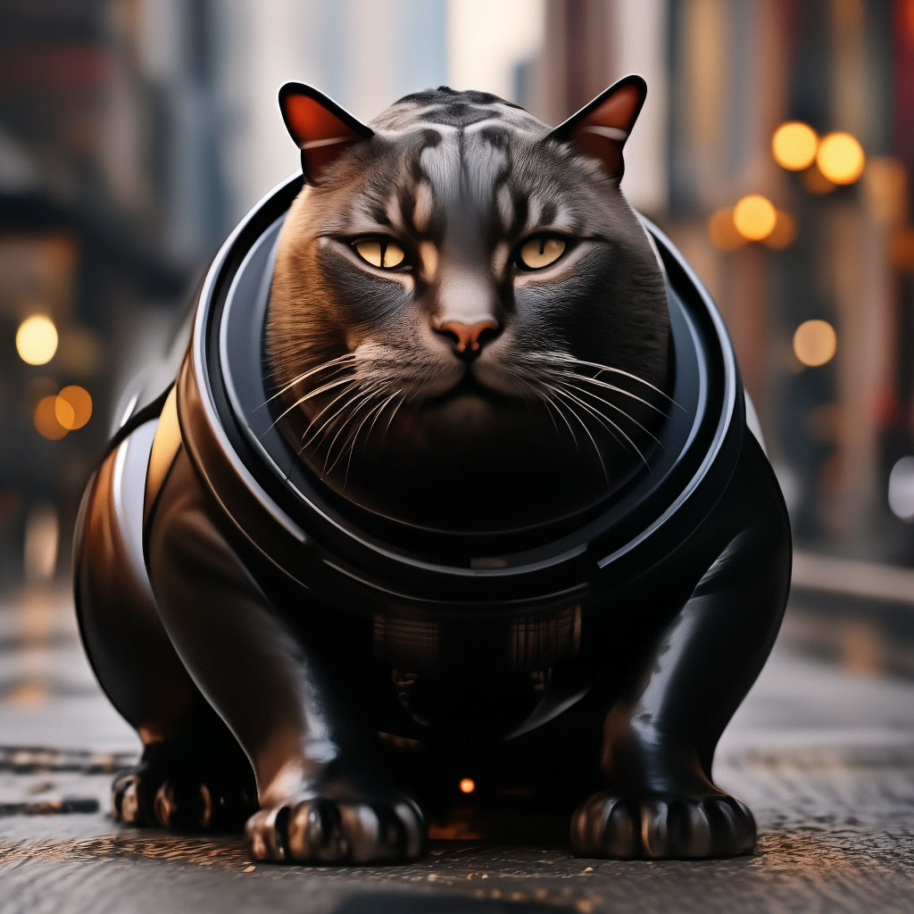 "The hippo cat" — image created in Shedevrum