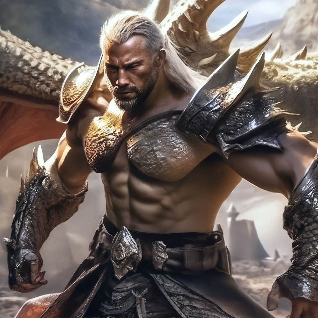 "The dragon-man metamorph in the combat hypostasis of fantasy is ...
