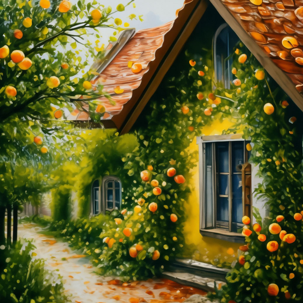 "Watercolor, hyperrealism, detailed drawing, bright olive, light yellow ...