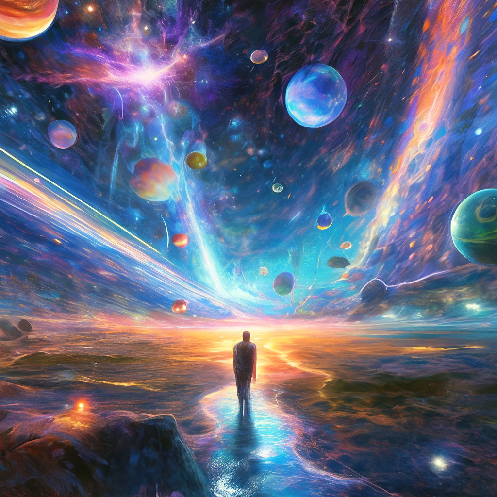 "Multi universe" — image created in Shedevrum