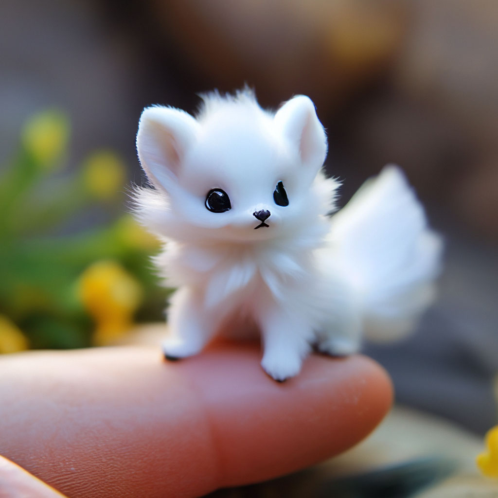 "A tiny draper very realistic tiny cute kind spectacular fantastic ...