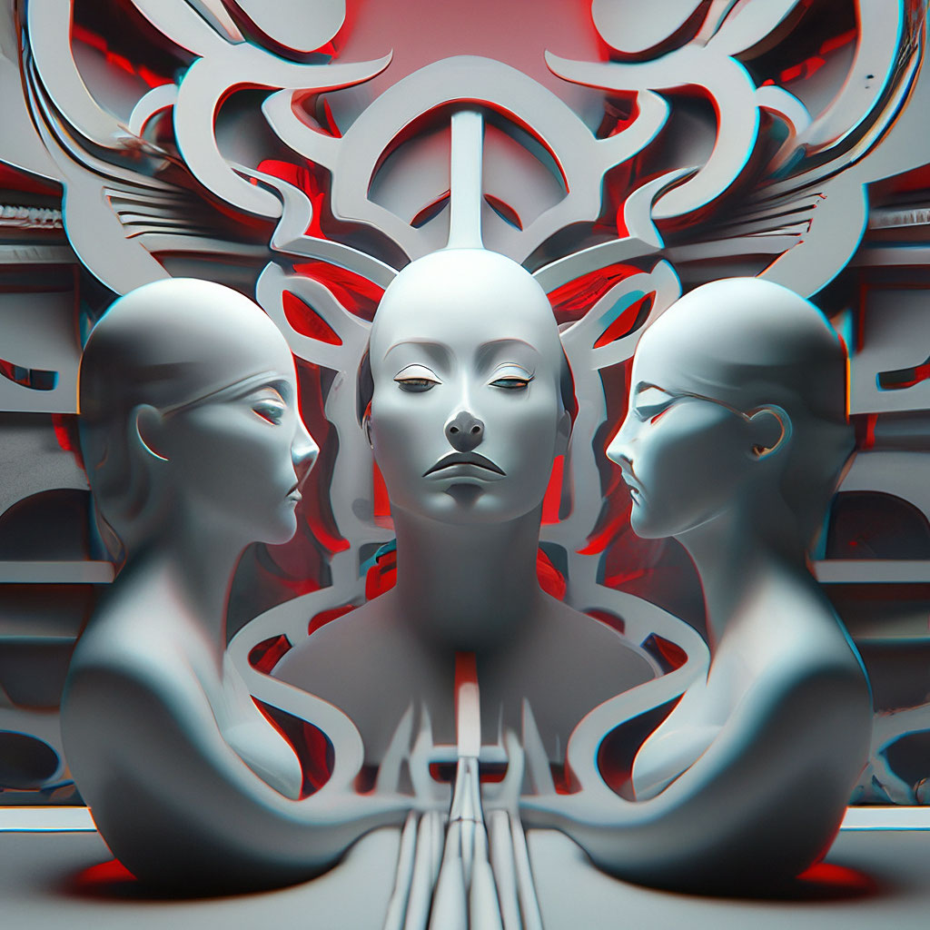 "Chain of reincarnations, zen, paradox, masks, minimalism, eclecticism ...