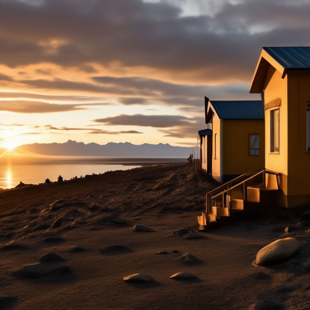 "Chukotka Cape Schmidt" — image created in Shedevrum