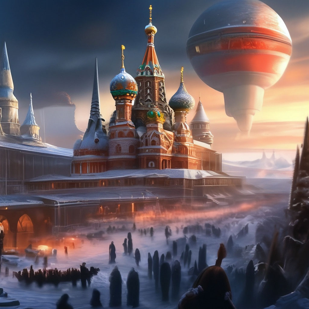 "The Russian empire in the world of star wars" — image created in Shedevrum