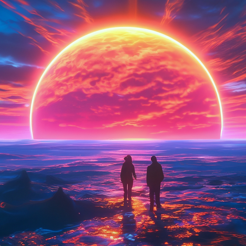 "The sun is mine,without people hyper realistic,beautiful,lumen ...