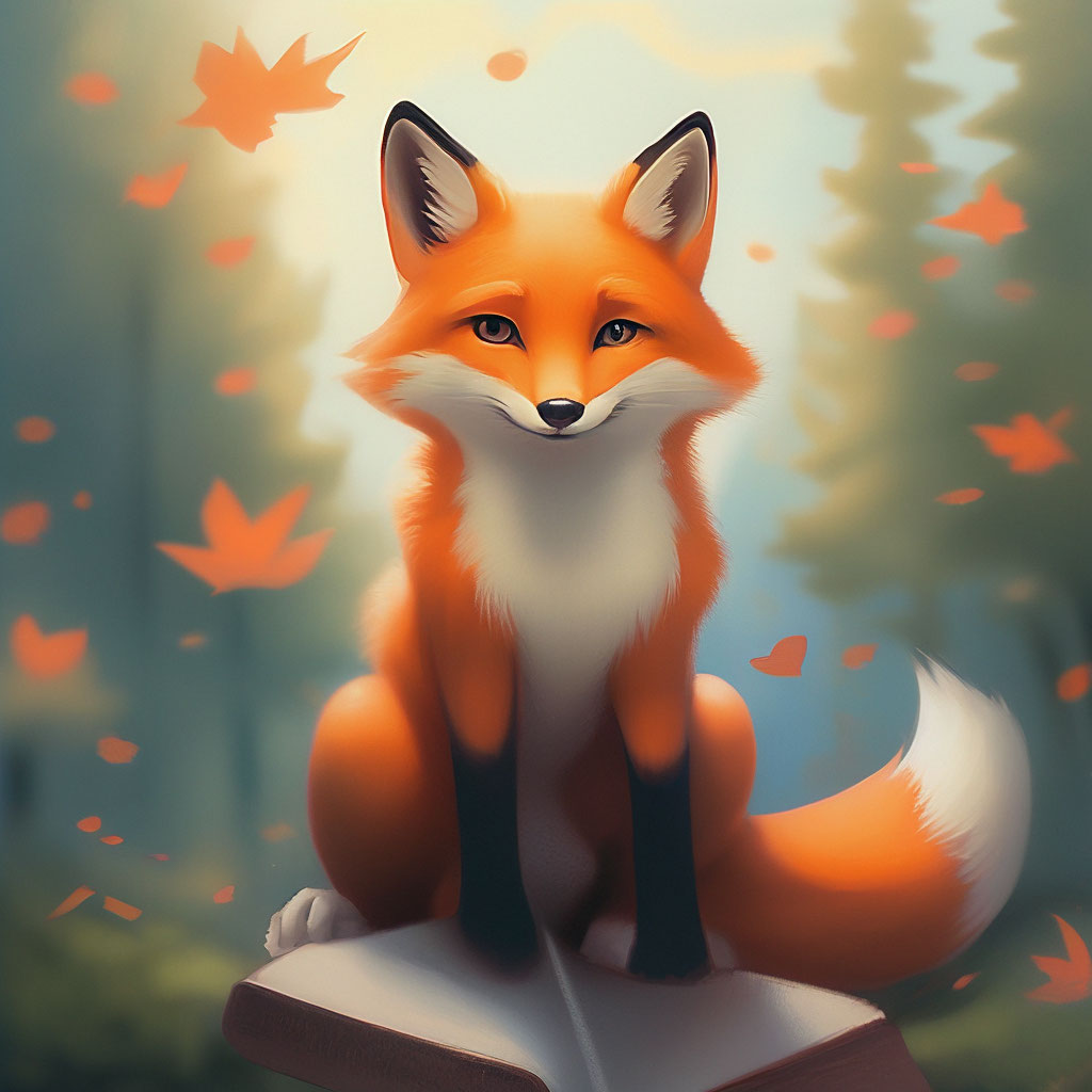 "Dear fox🦊" — image created in Shedevrum