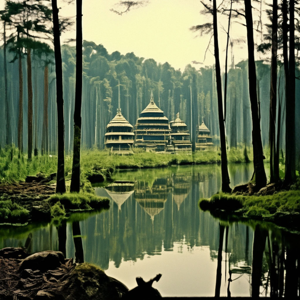 "The principality of the Pechenegs in the midst of a dense forest ...
