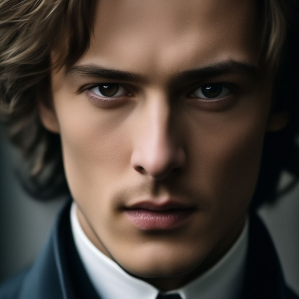 "Portrait of Dorian Gray, beautiful appearance, manifestation of human ...