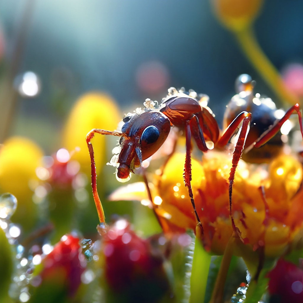 "Close-up,in detail,macrocosm,mother and stepmother flowers,insects ...